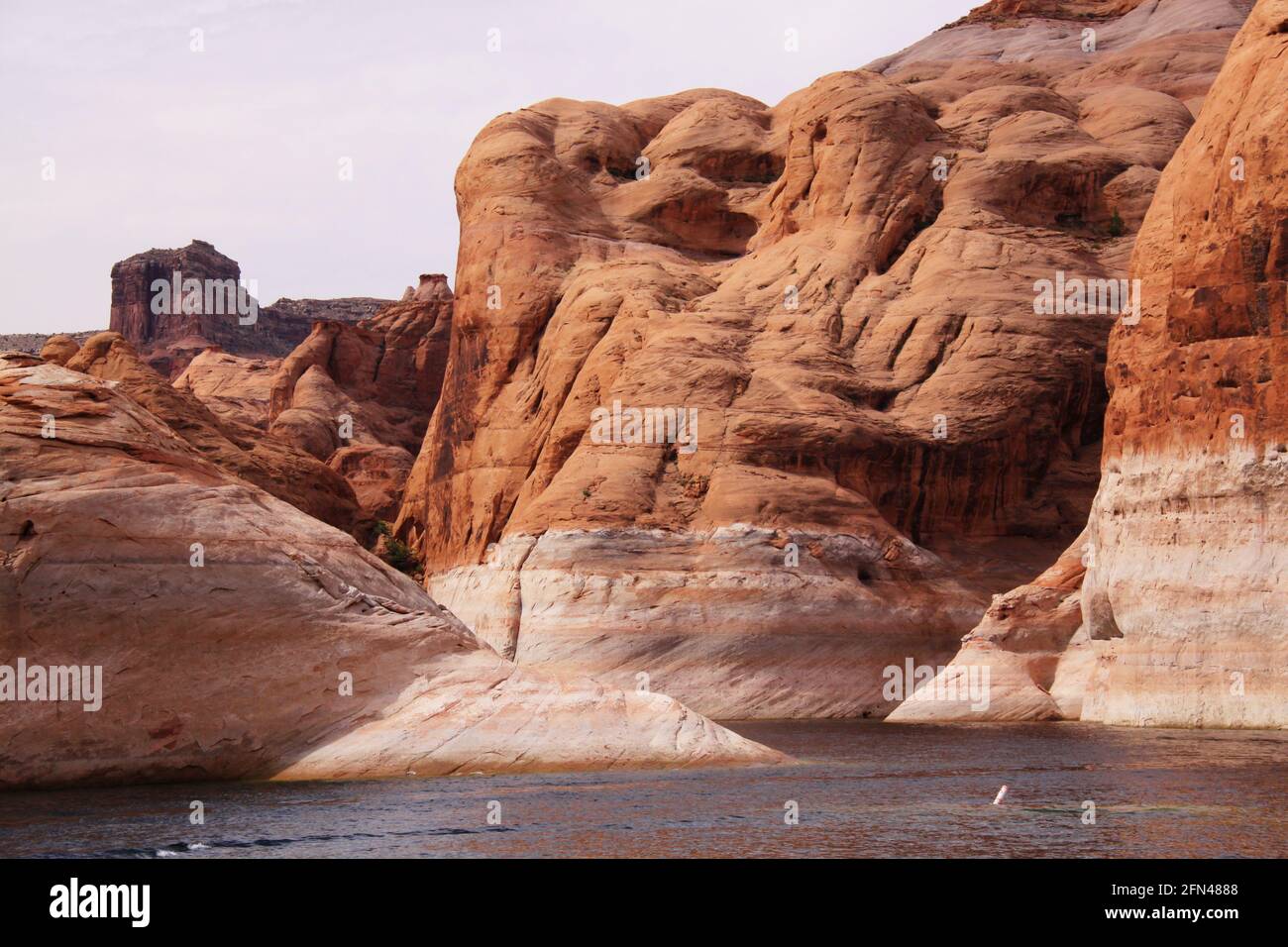 Rock formation at Powell Lake in Utah in the USA Stock Photo - Alamy