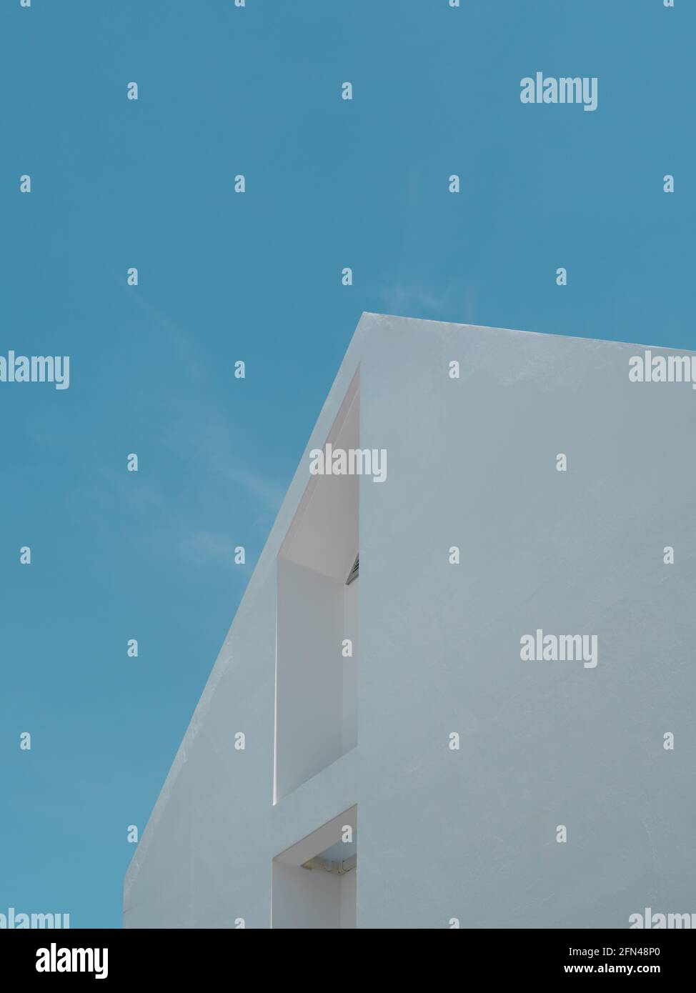 Perspective of building with clearly blue sky, Skyscrape Stock Photo ...