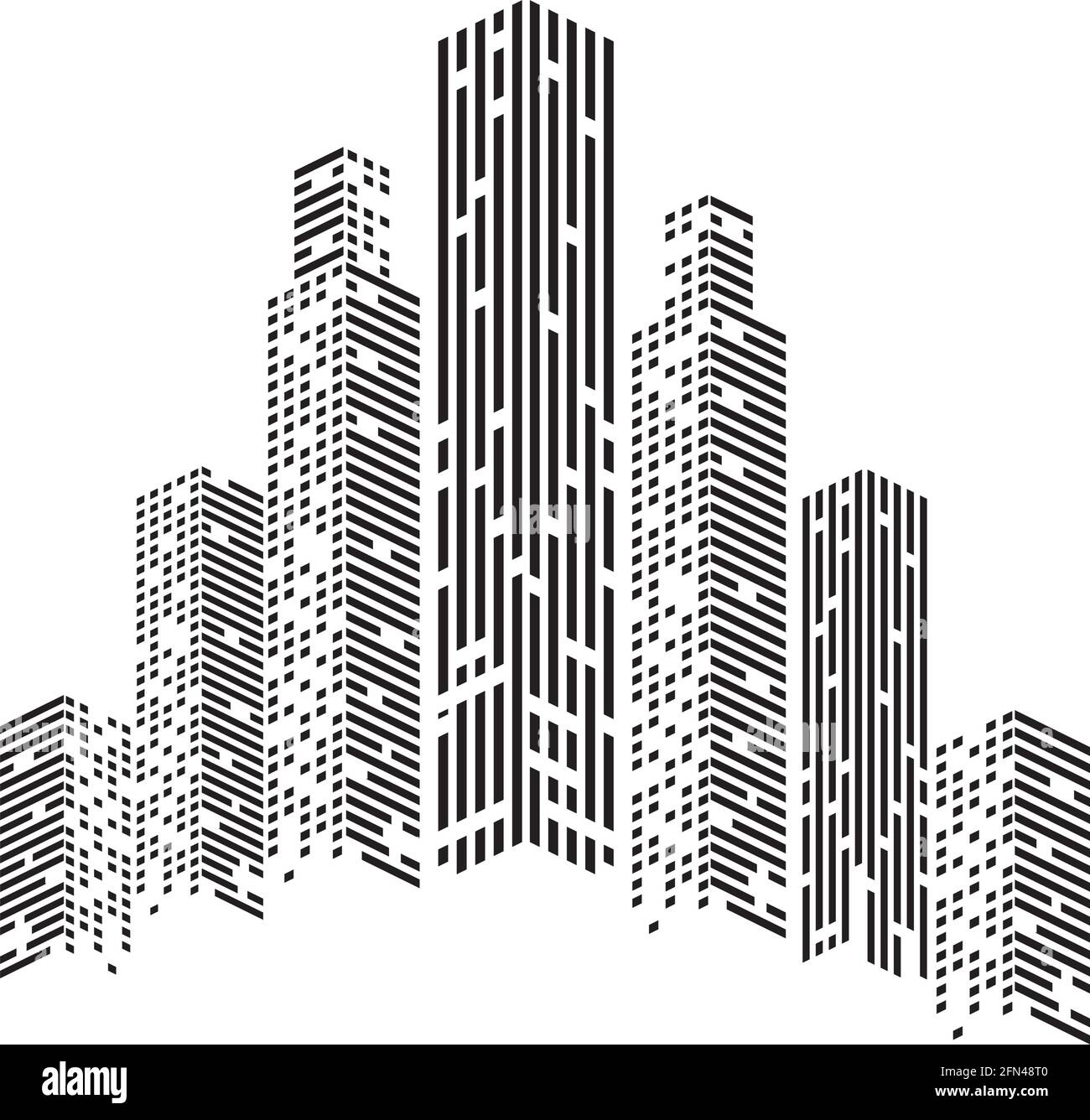 Simple building structures Cut Out Stock Images & Pictures - Alamy