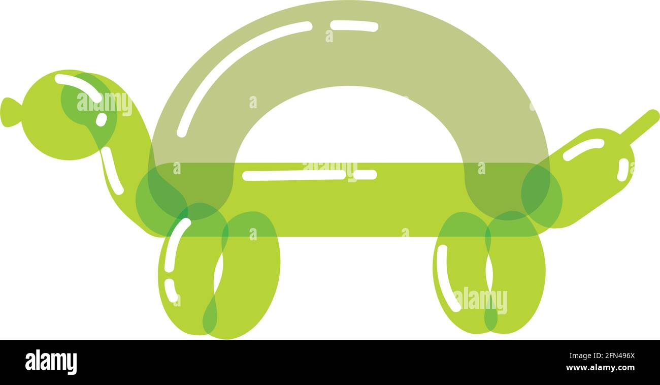 turtle shaped balloon Stock Vector Image & Art - Alamy