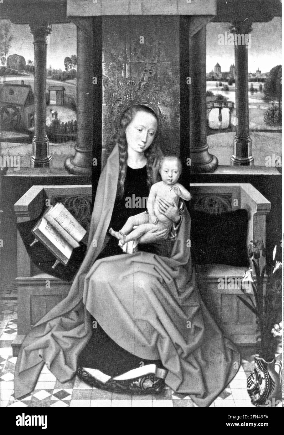 religion, Christianity, Madonna / Mary with child, enthroned virgin ...
