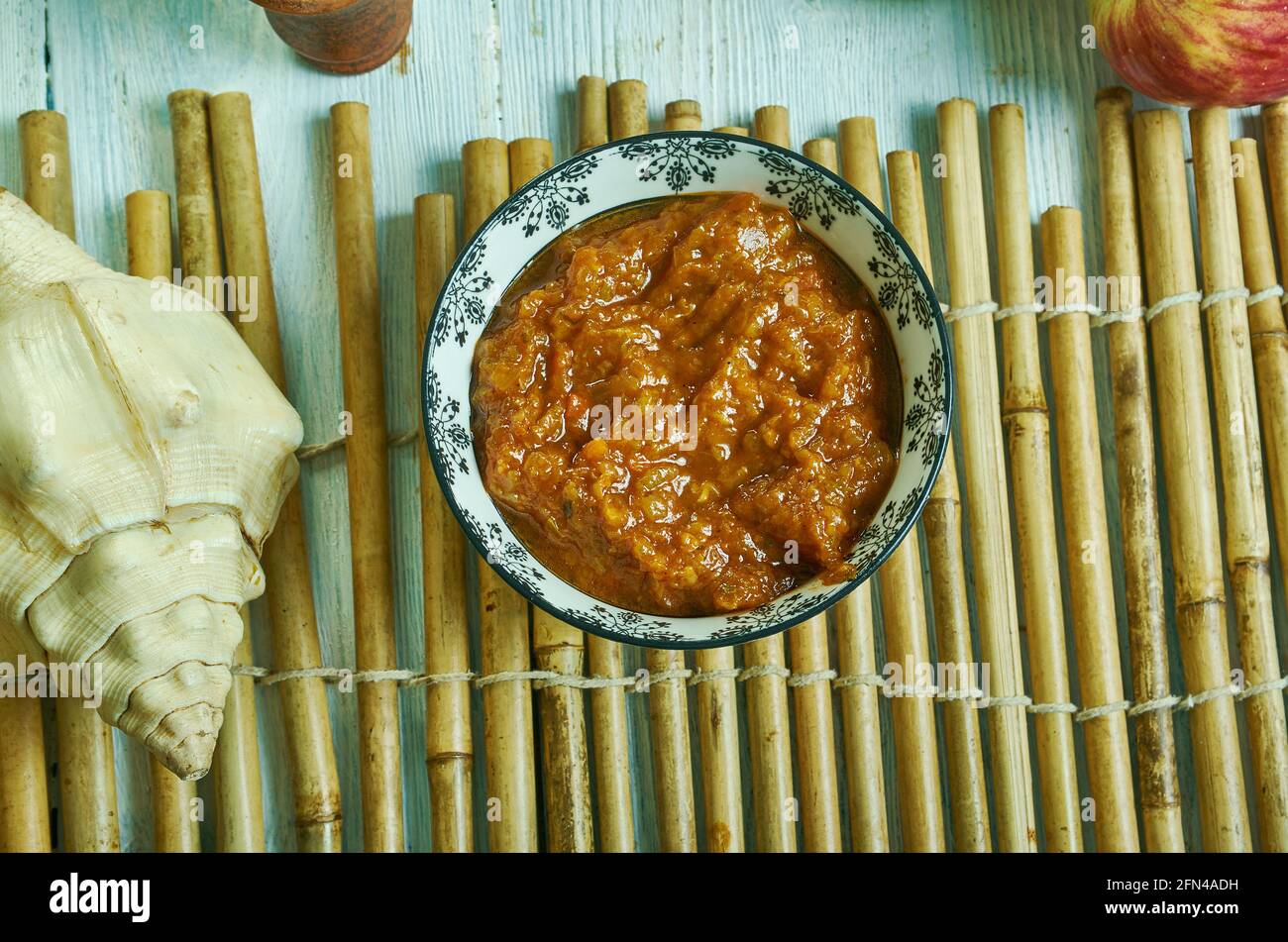 Classic Creole Sauce - made with canned tomatoes, celery, colorful bell ...