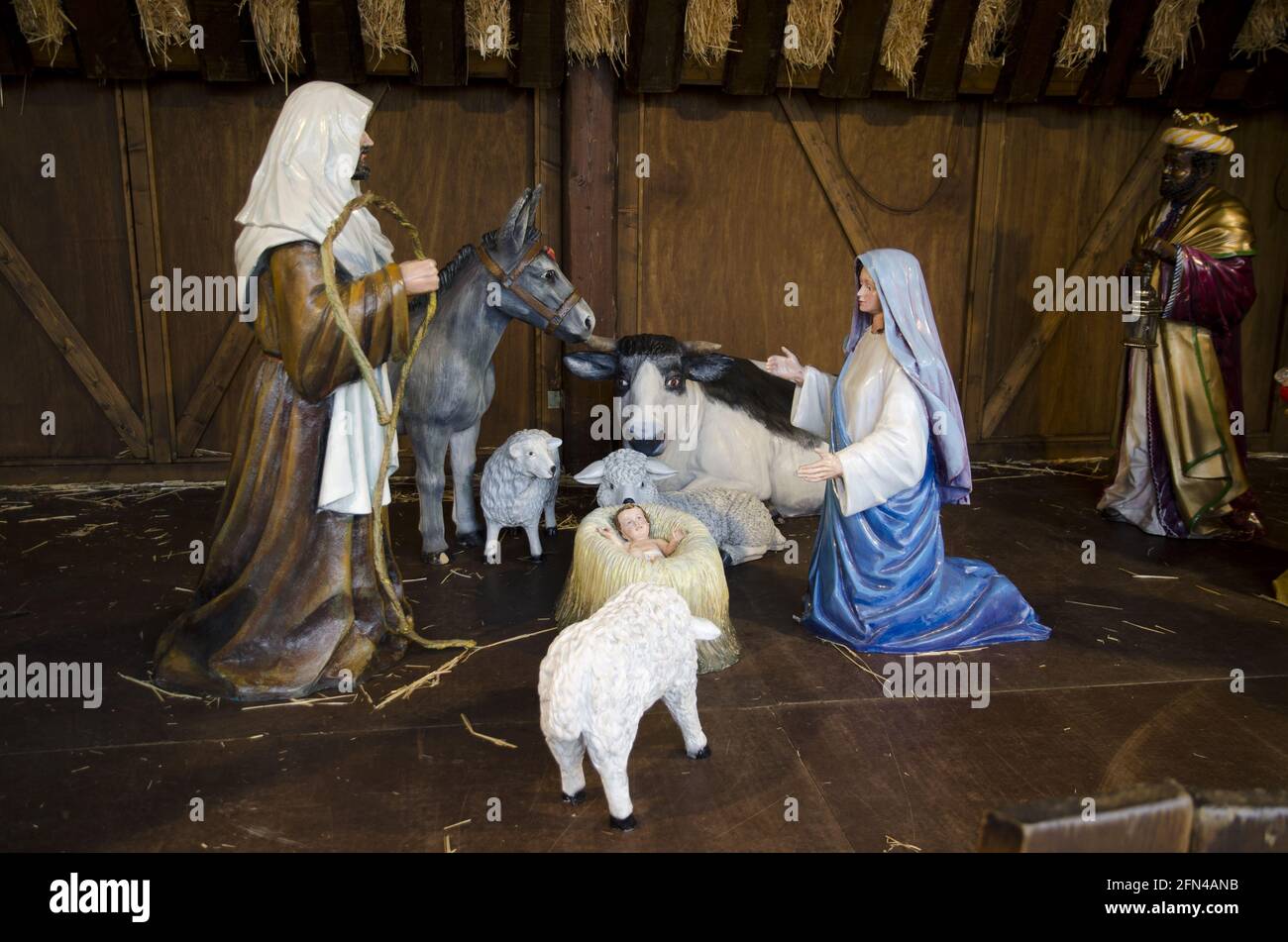 Nativity scene model hi-res stock photography and images - Alamy