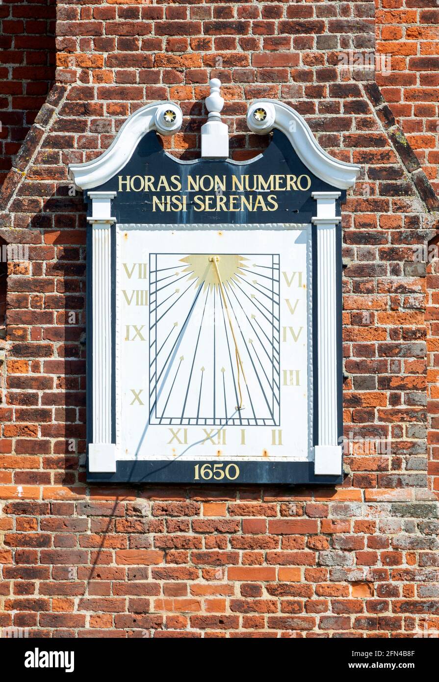Historic Moot Hall building town guildhall, Aldeburgh, Suffolk, England ...