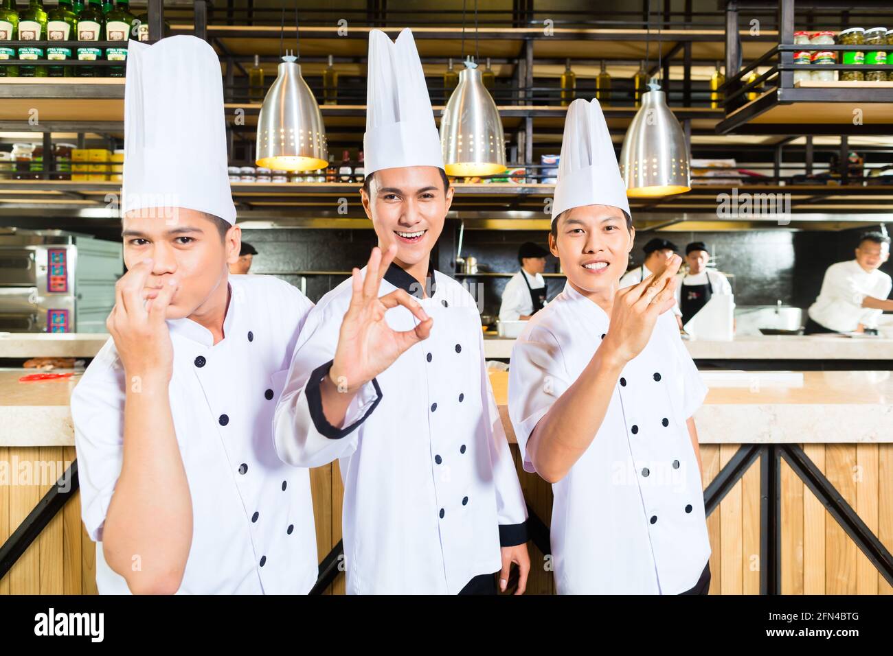 Three chefs hi-res stock photography and images - Alamy