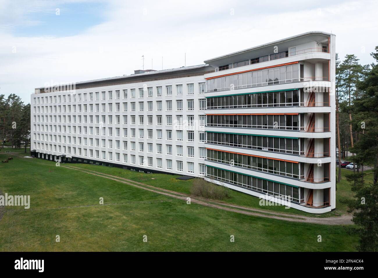 PAIMIO, FINLAND - 14-05-2021: Paimio Sanatorium building designed by ...