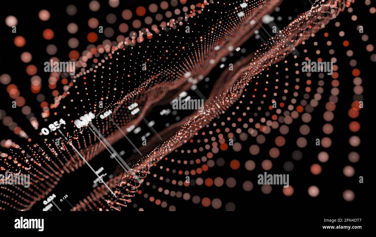 Big Data Visualization. Abstract structure Stock Photo - Alamy