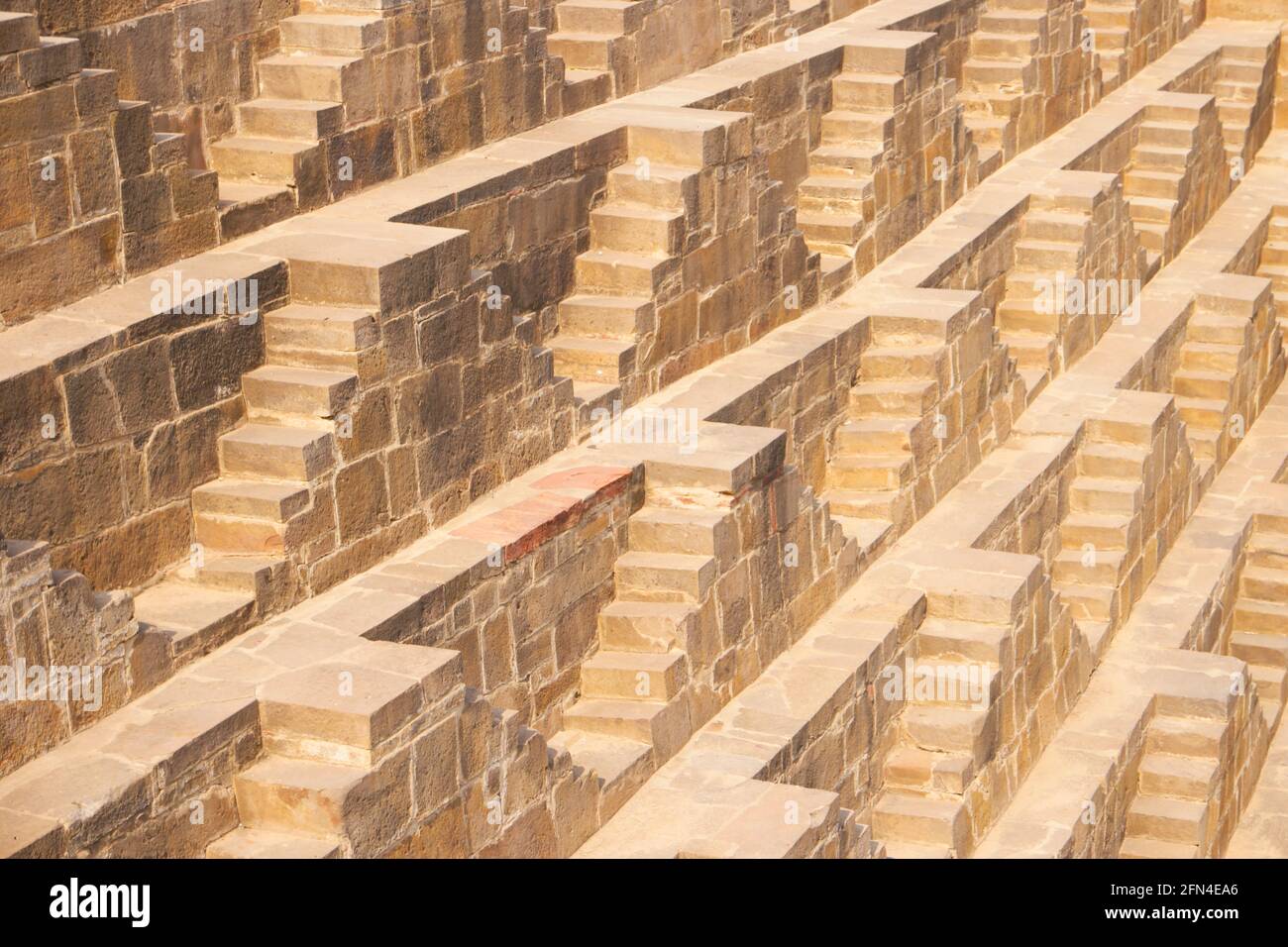 Details of the Chand Baori, the oldest, deepest, and largest step wells ...