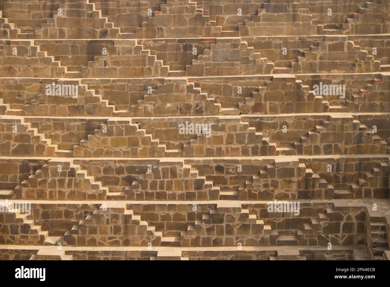 Details of the Chand Baori, the oldest, deepest, and largest step wells ...