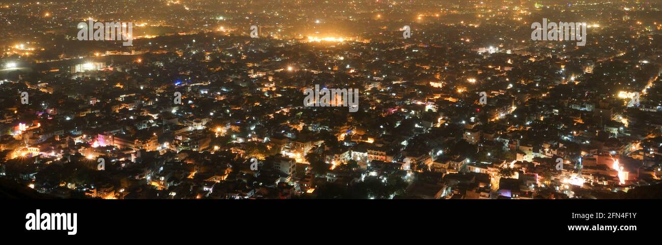 Nahargarh fort night hi-res stock photography and images - Alamy
