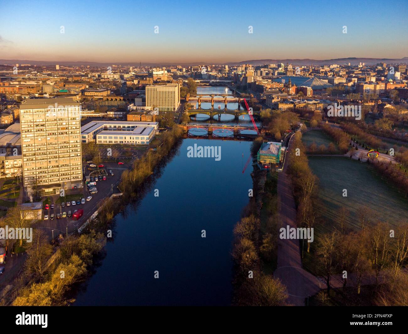 Glasgow Green, Glasgow, Scotland, UK Stock Photo - Alamy