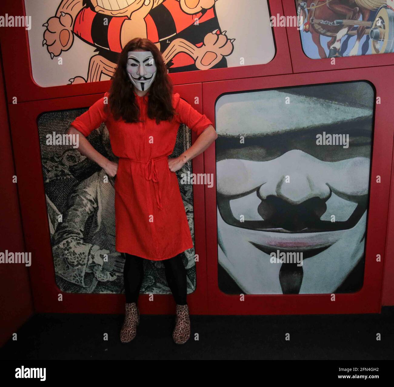 London, UK. 14th May, 2021. Emma Stirling-Middleton the Curator at the ...