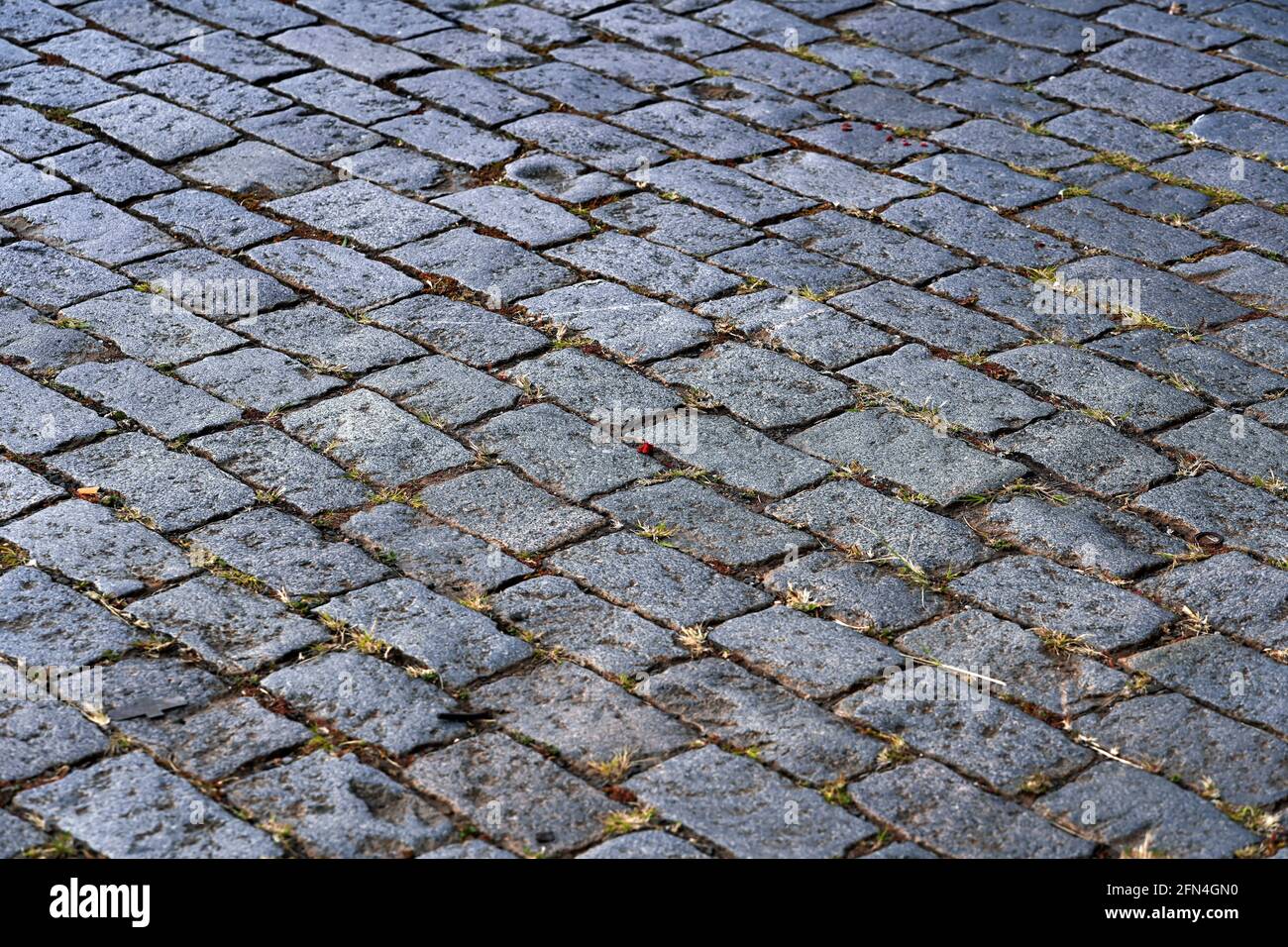 Cobblestones roadway hi-res stock photography and images - Alamy