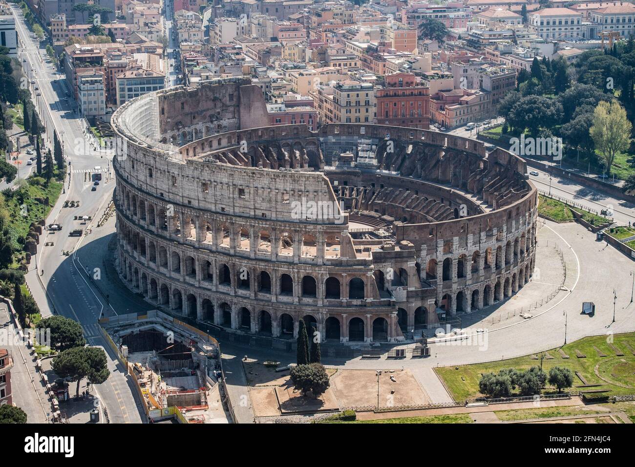 Colosseum from above rome hi-res stock photography and images - Alamy