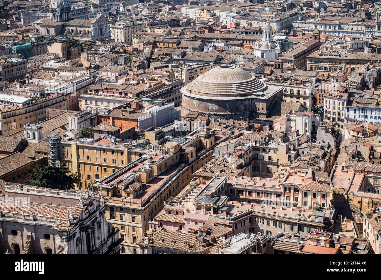 Roman pantheon aerial hi-res stock photography and images - Alamy