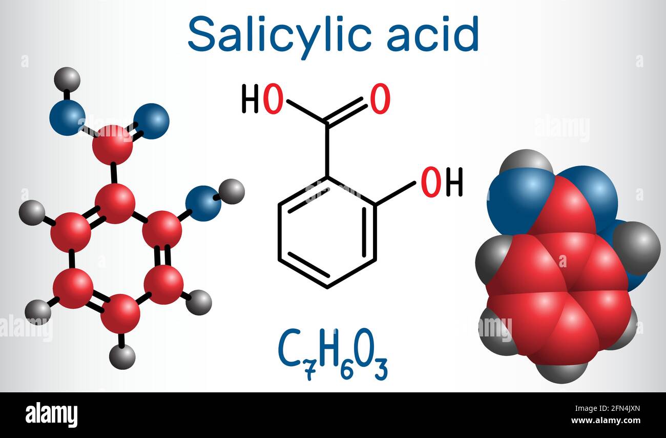 Salicylic Acid Structural Formula