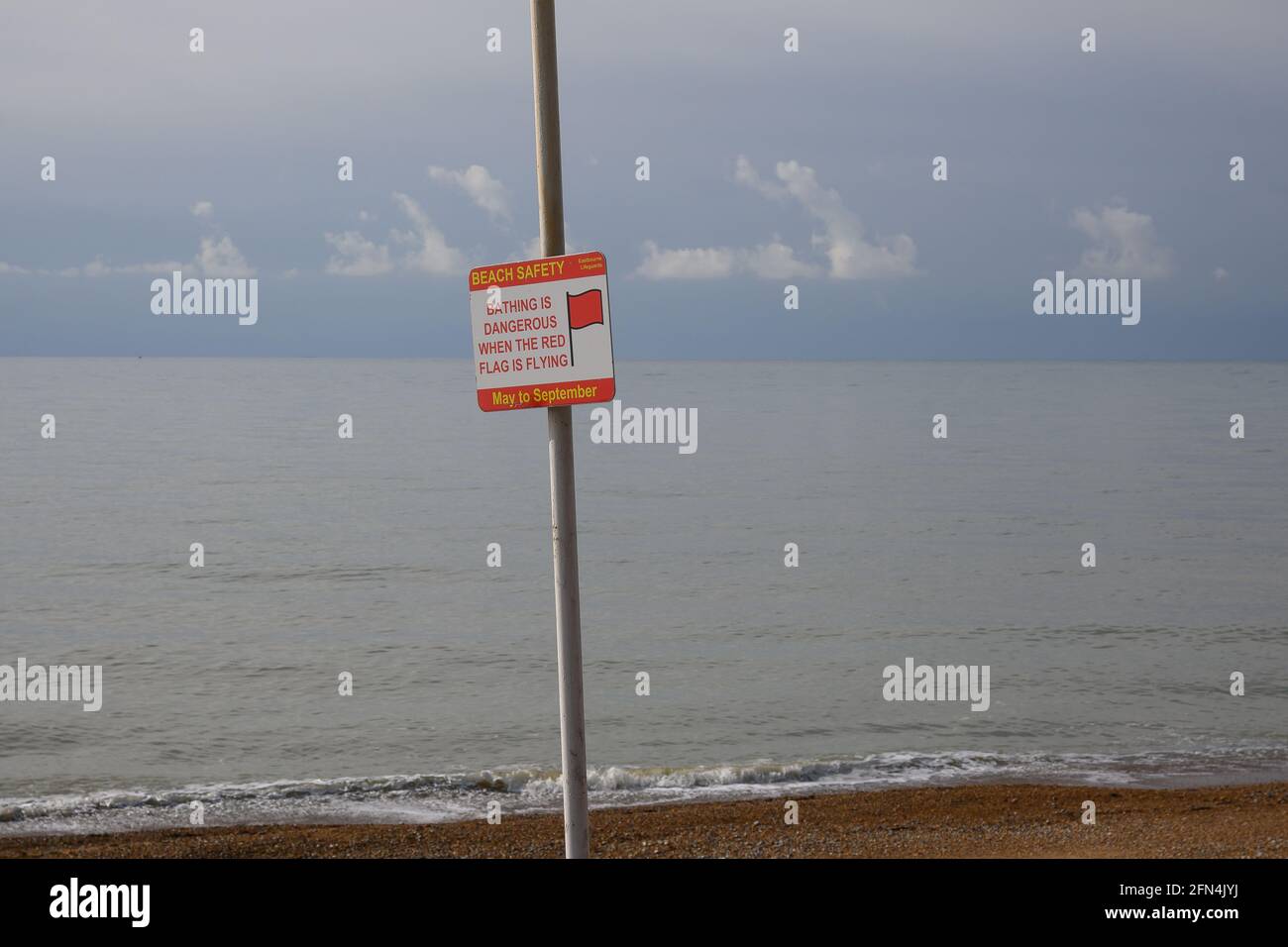 Beach safety sign hi-res stock photography and images - Alamy