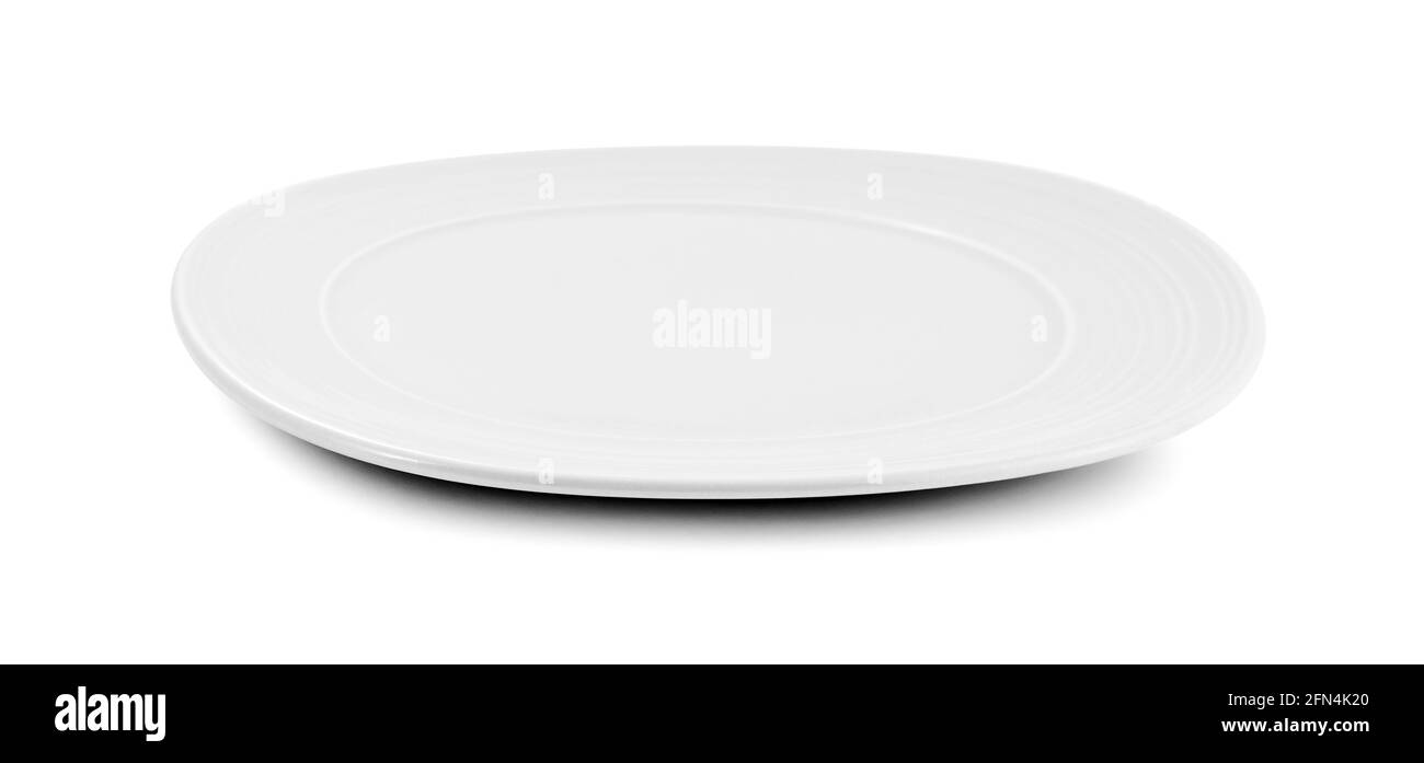 plate isolated on white background Stock Photo - Alamy