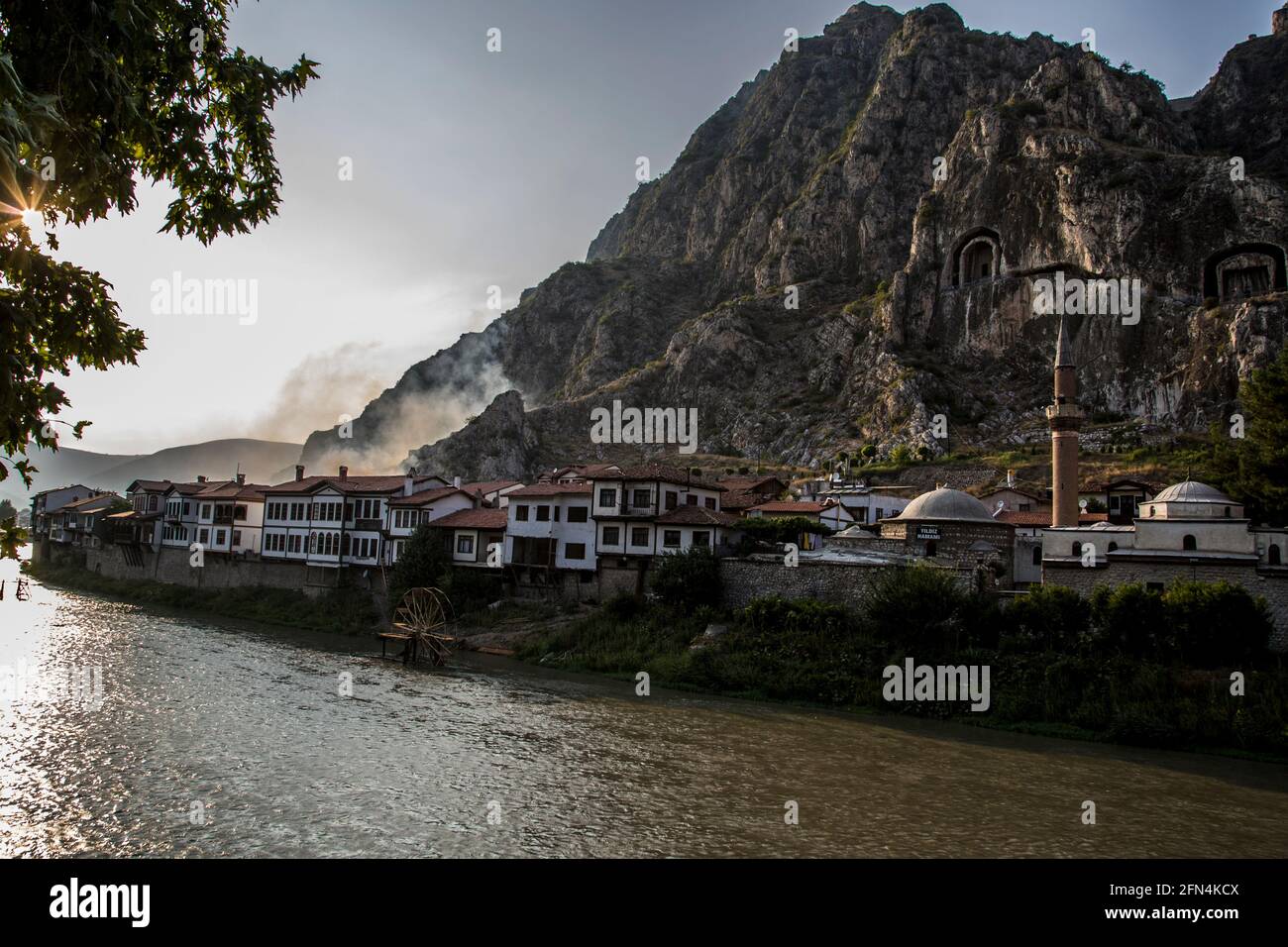 Amasya with its buildings that carries within themselves the ...