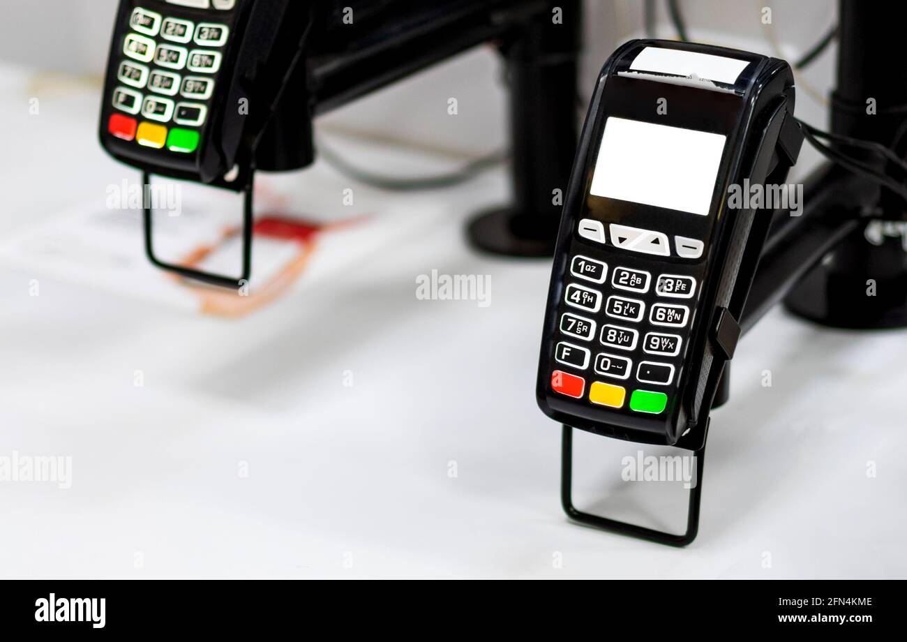 Cashier device hi-res stock photography and images - Alamy