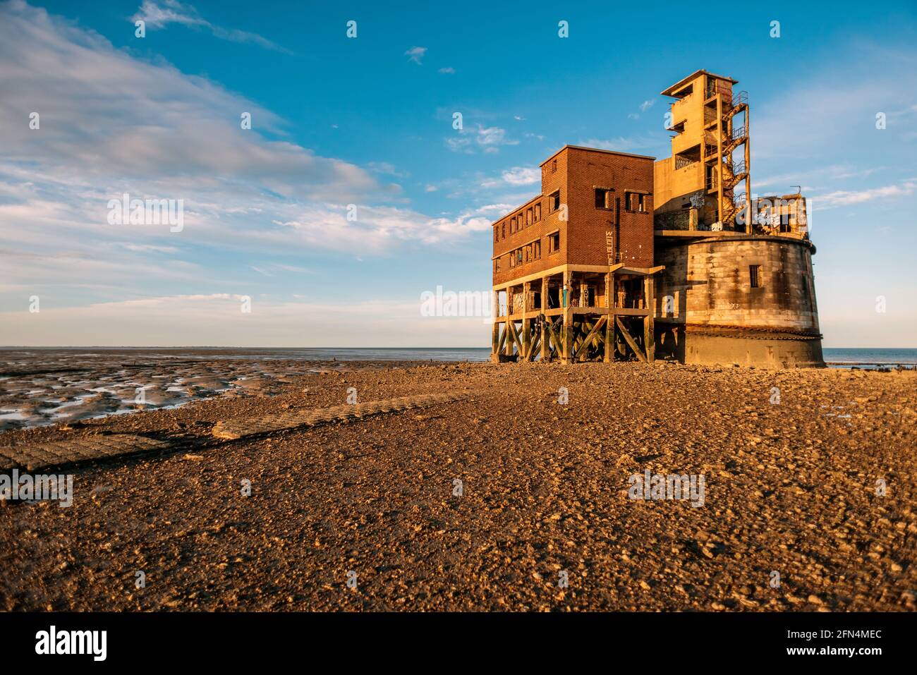Cooling, May 11th 2021: The Grain Tower Battery off the Isle of Grain ...
