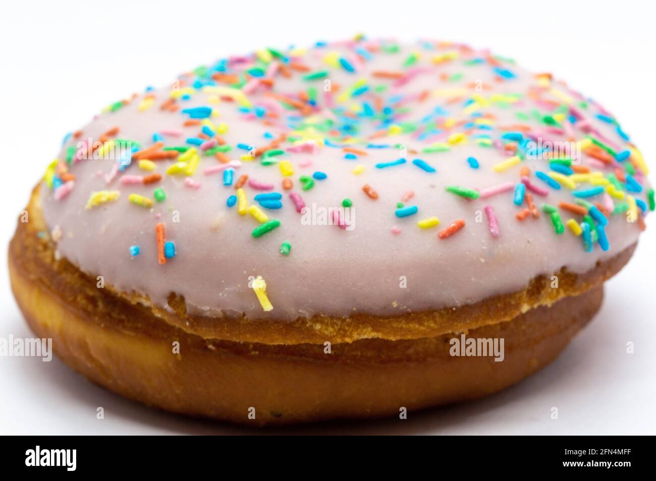 doughnut isolated on white background. Doughnut close up Stock Photo ...