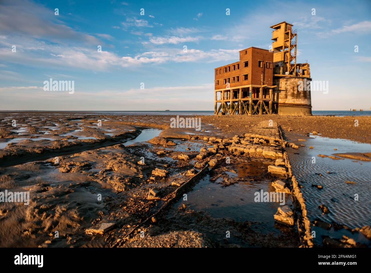 Cooling, May 11th 2021: The Grain Tower Battery off the Isle of Grain ...