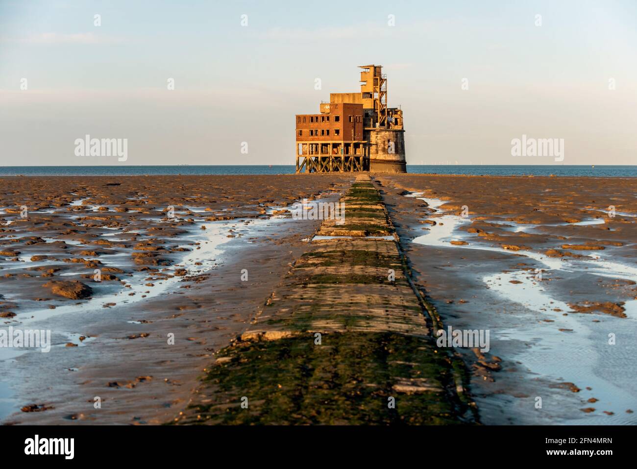 Cooling, May 11th 2021: The Grain Tower Battery off the Isle of Grain ...