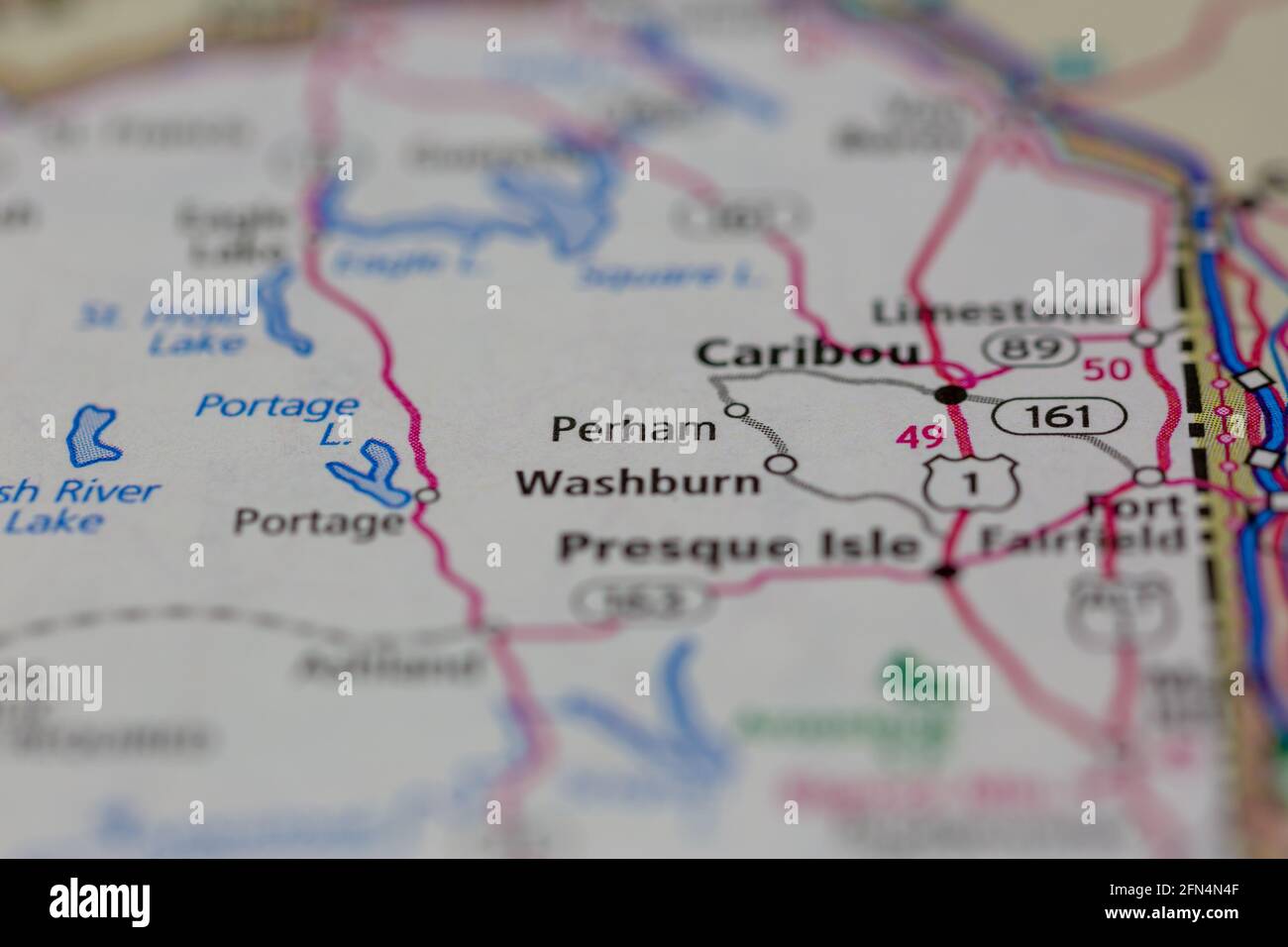 Map of perham hi-res stock photography and images - Alamy