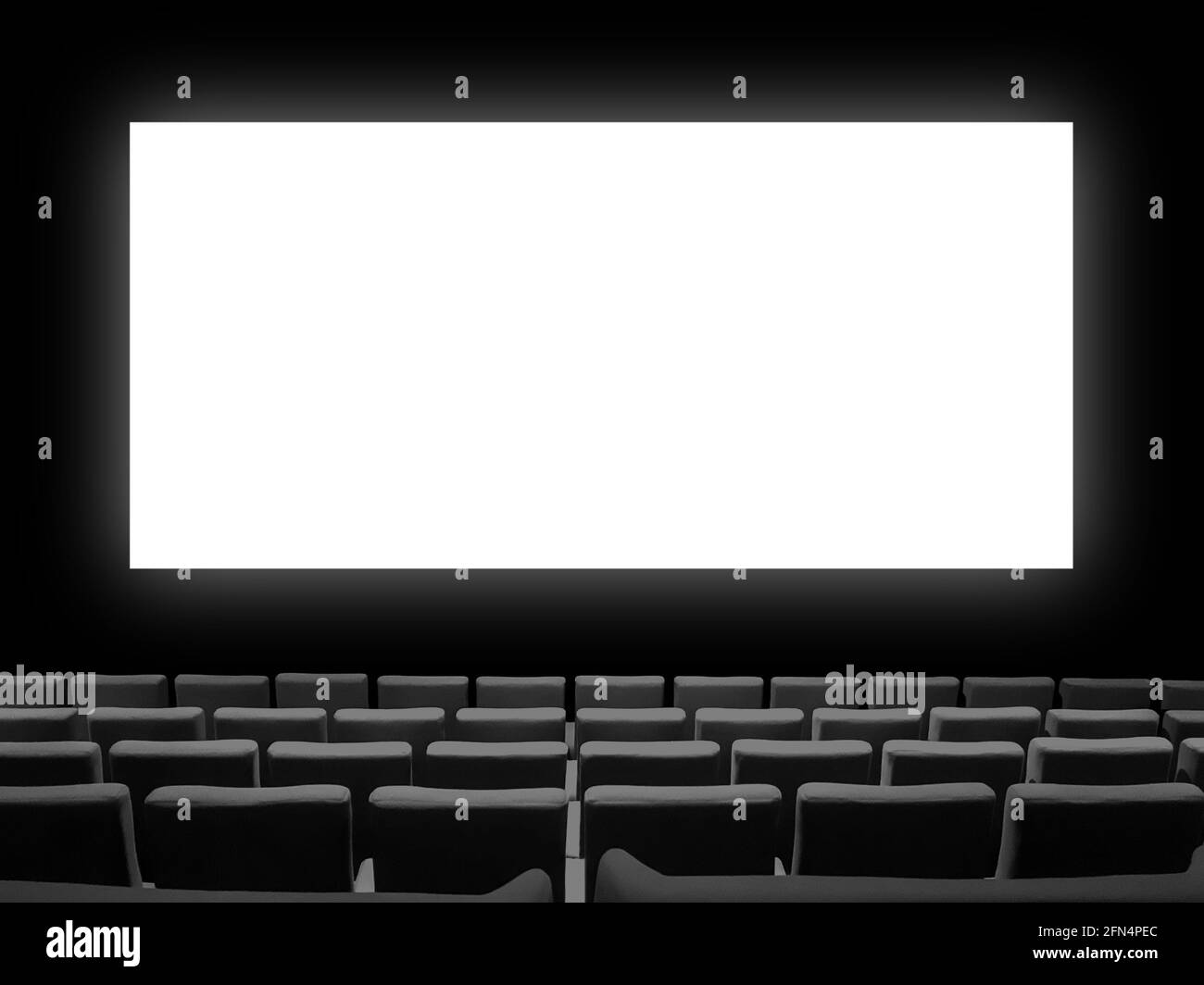 Cinema projection light audience Black and White Stock Photos & Images ...