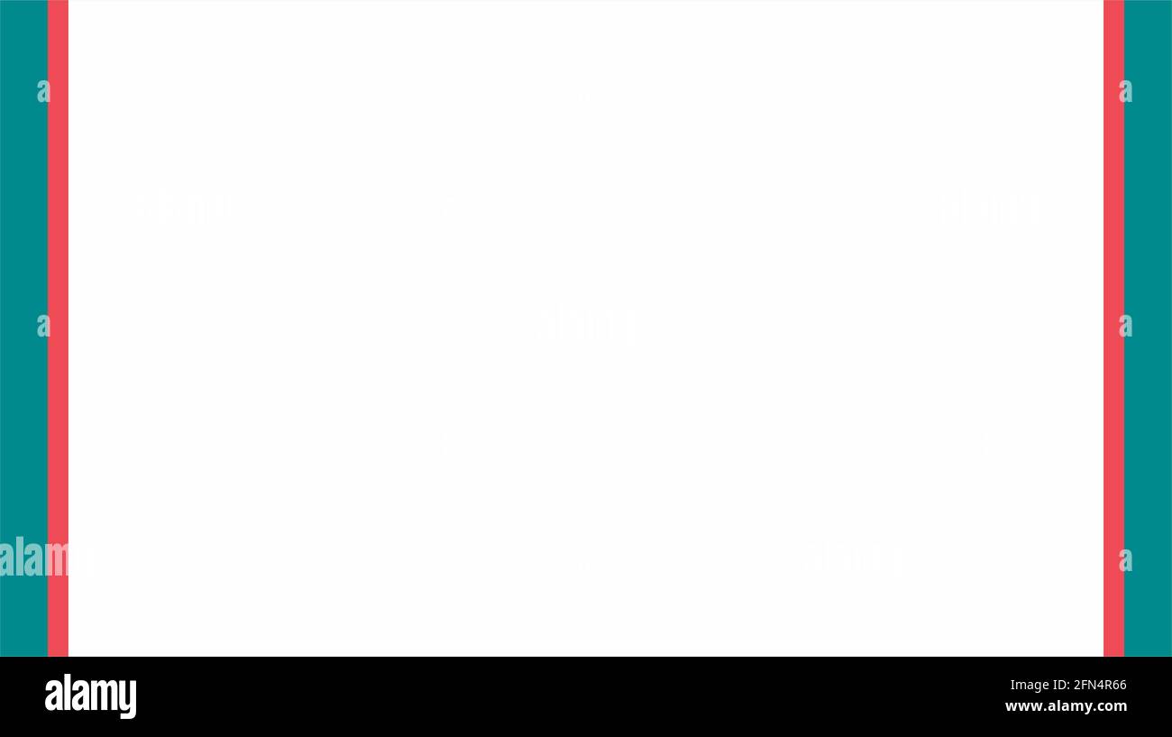 Empty white background with copy space, vertical lines on the sides ...
