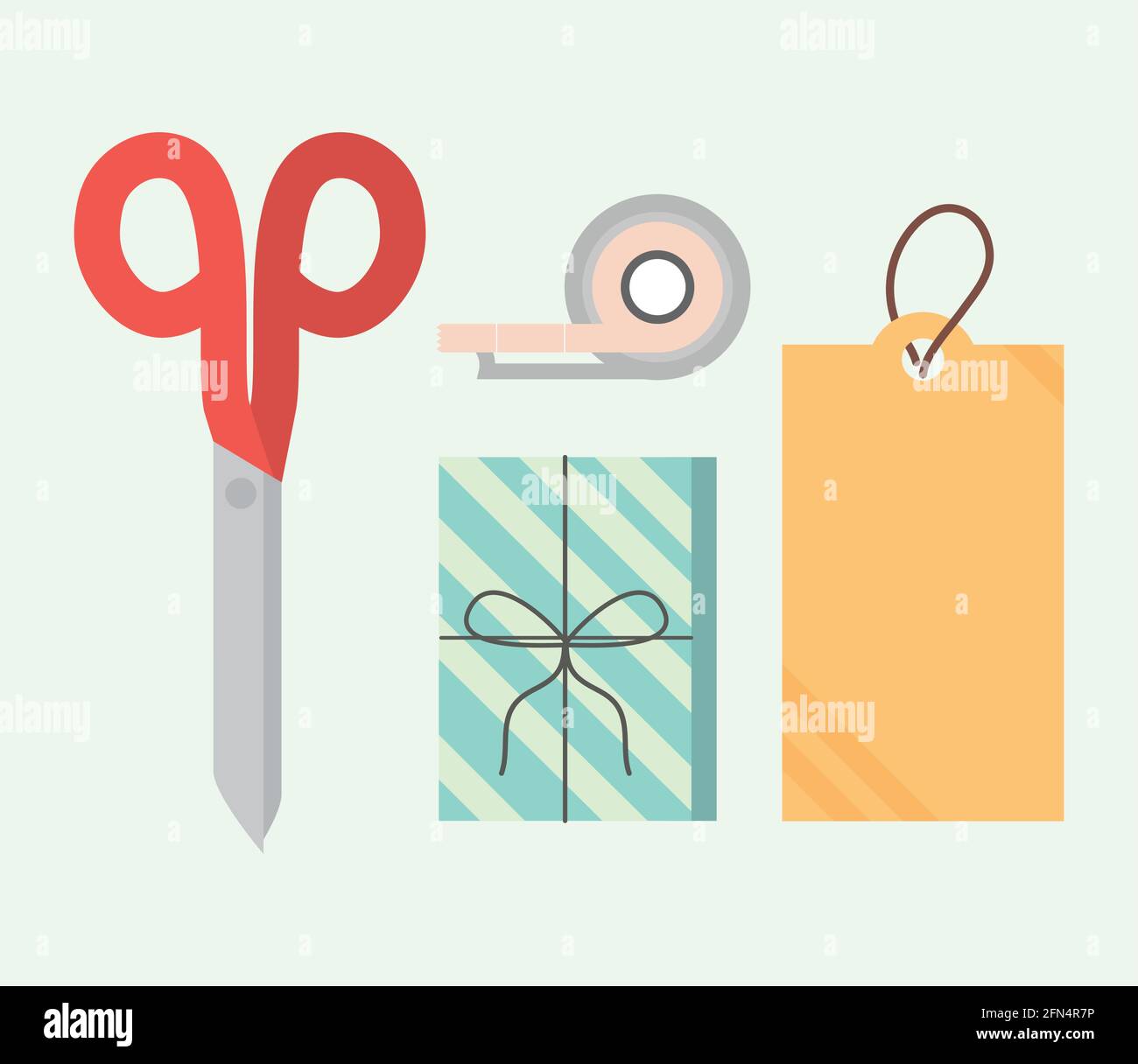 wrapping icons set Stock Vector Image & Art - Alamy