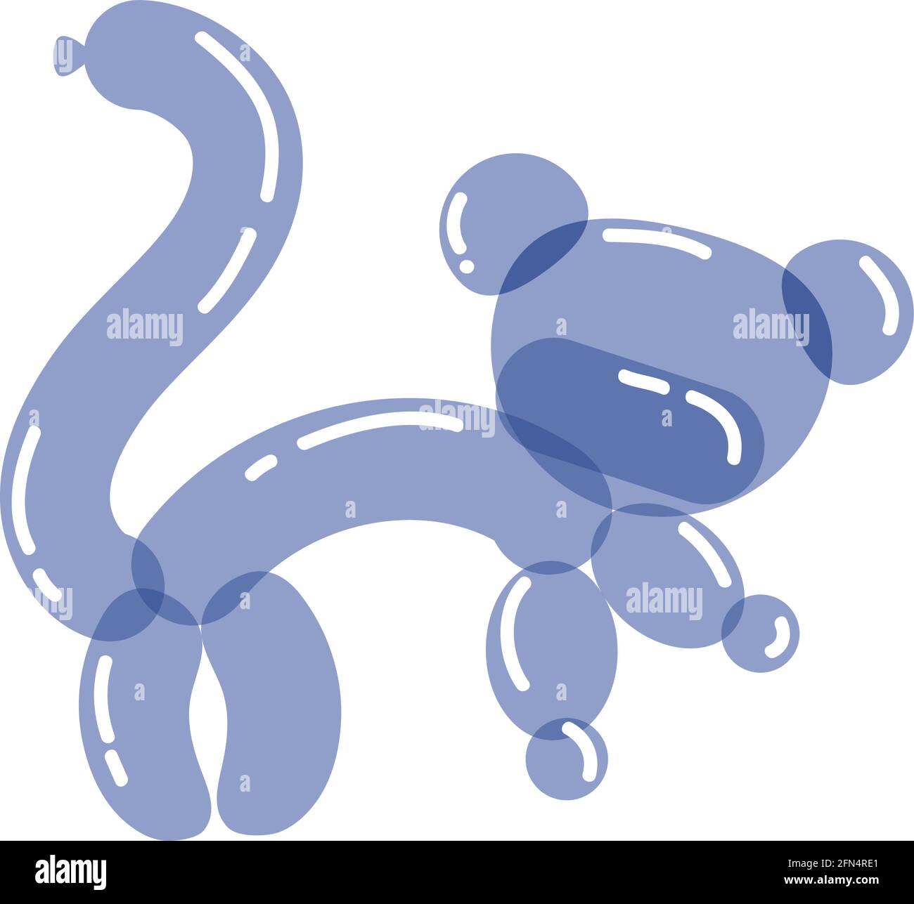 monkey inflatable balloon Stock Vector Image & Art - Alamy