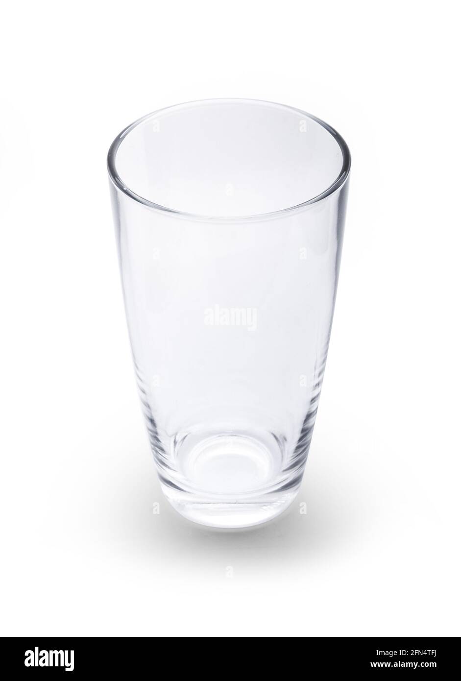 empty glass isolated on white background Stock Photo - Alamy