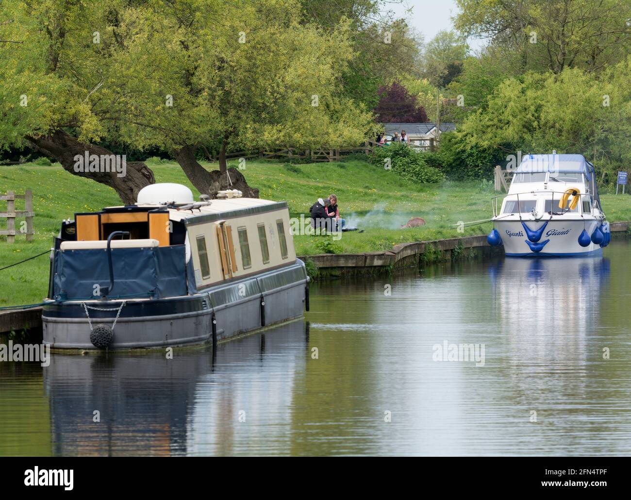 River Great Ouse Hemingford Grey Stock Photo - Alamy