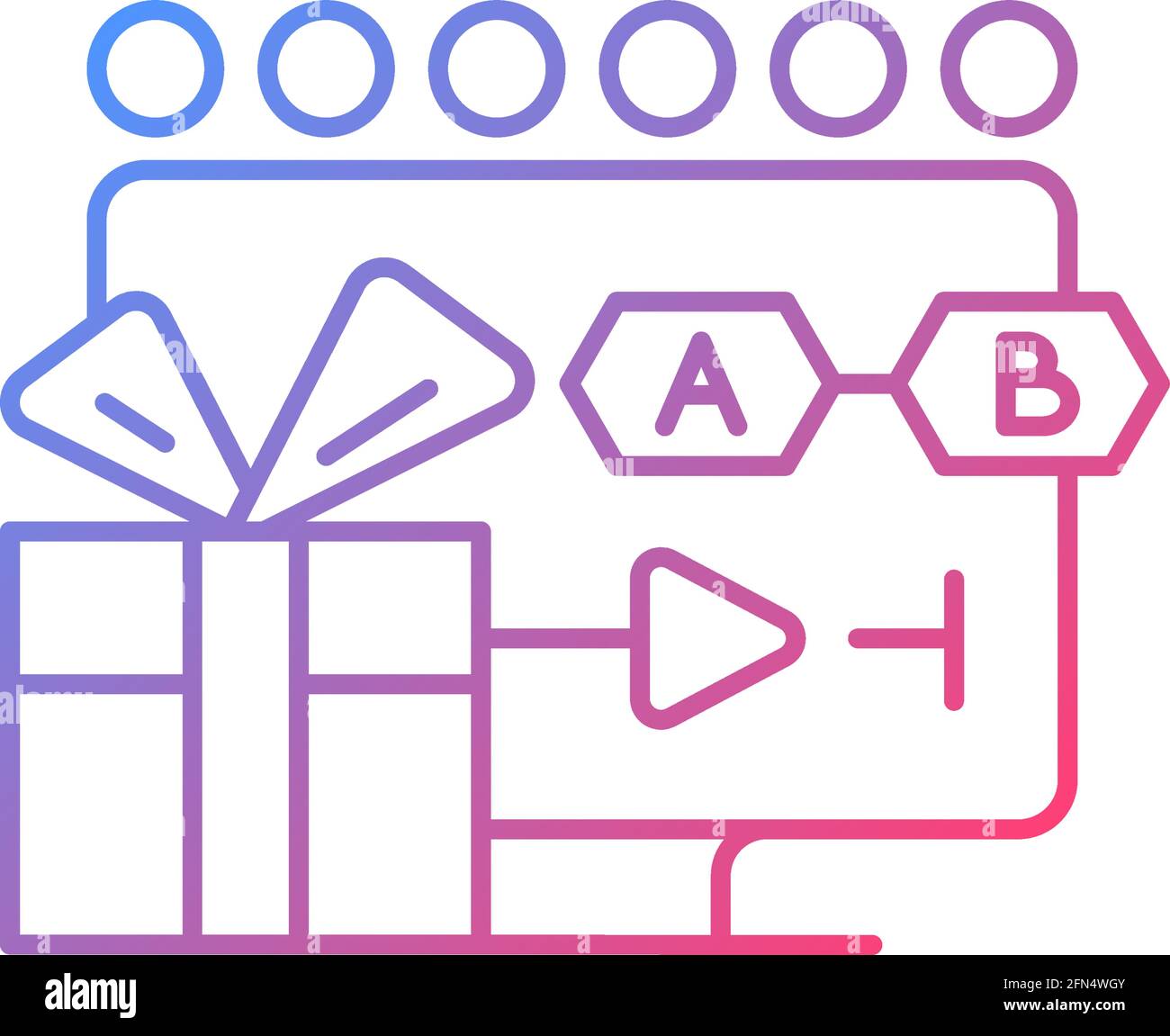 Live streaming red color Cut Out Stock Images & Pictures - Alamy