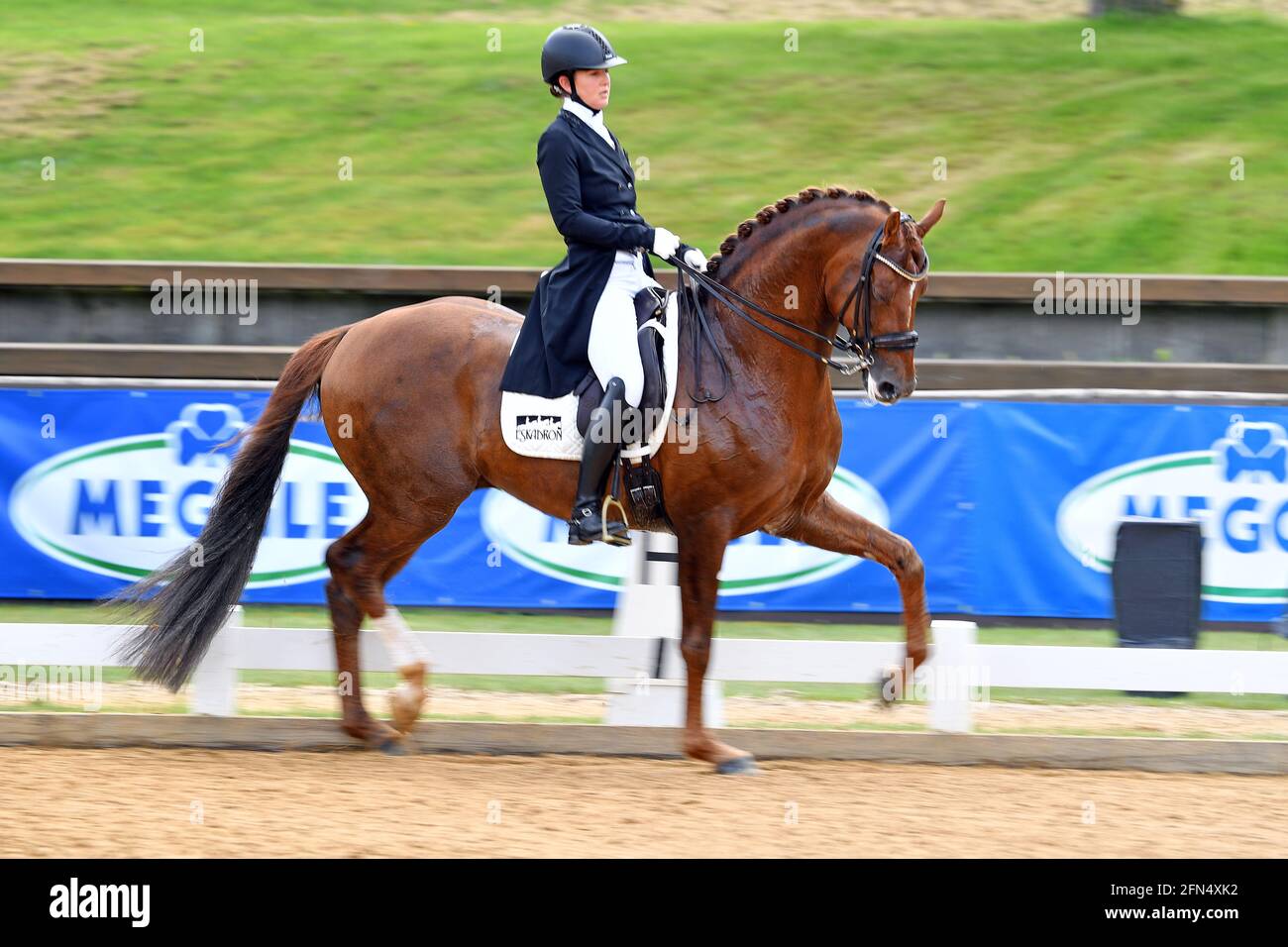 Munich, Germany. May 14 2021. Lisa MUELLER (GER) at Gut Wettlkam`s D ...