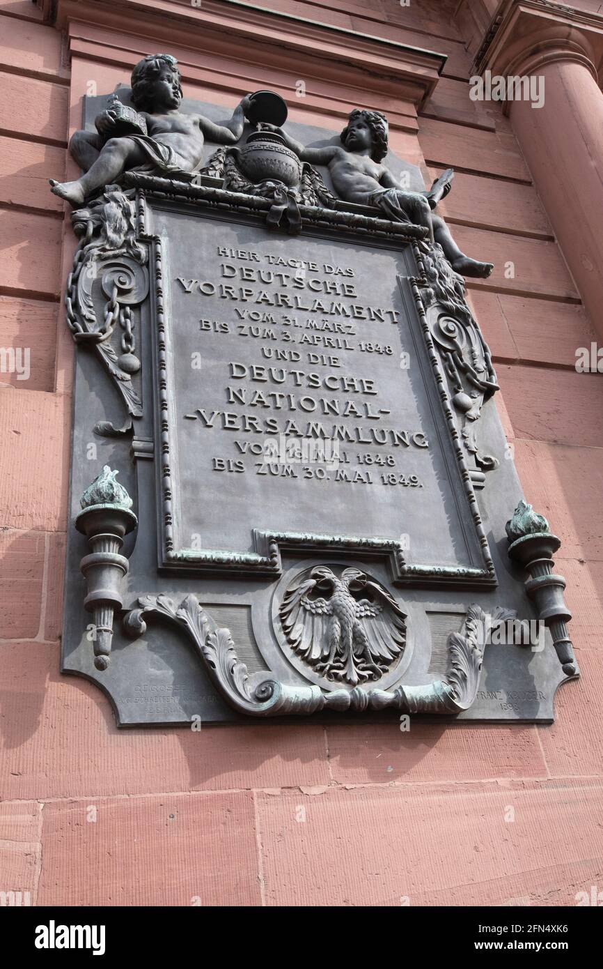 Frankfurt national assembly hi-res stock photography and images - Alamy