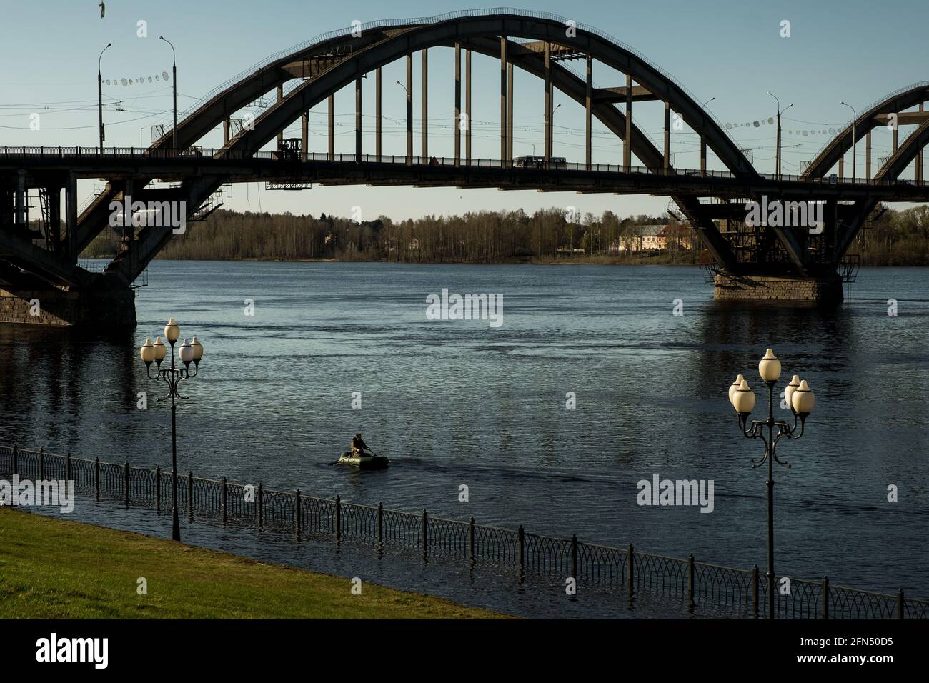Volga river spring flood water hi-res stock photography and images - Alamy