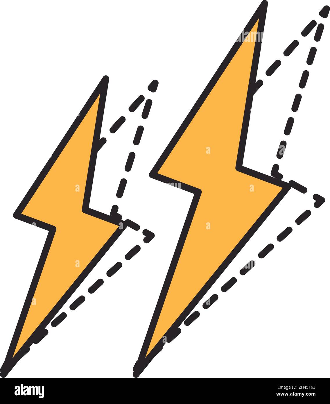 lightning power design Stock Vector Image & Art - Alamy