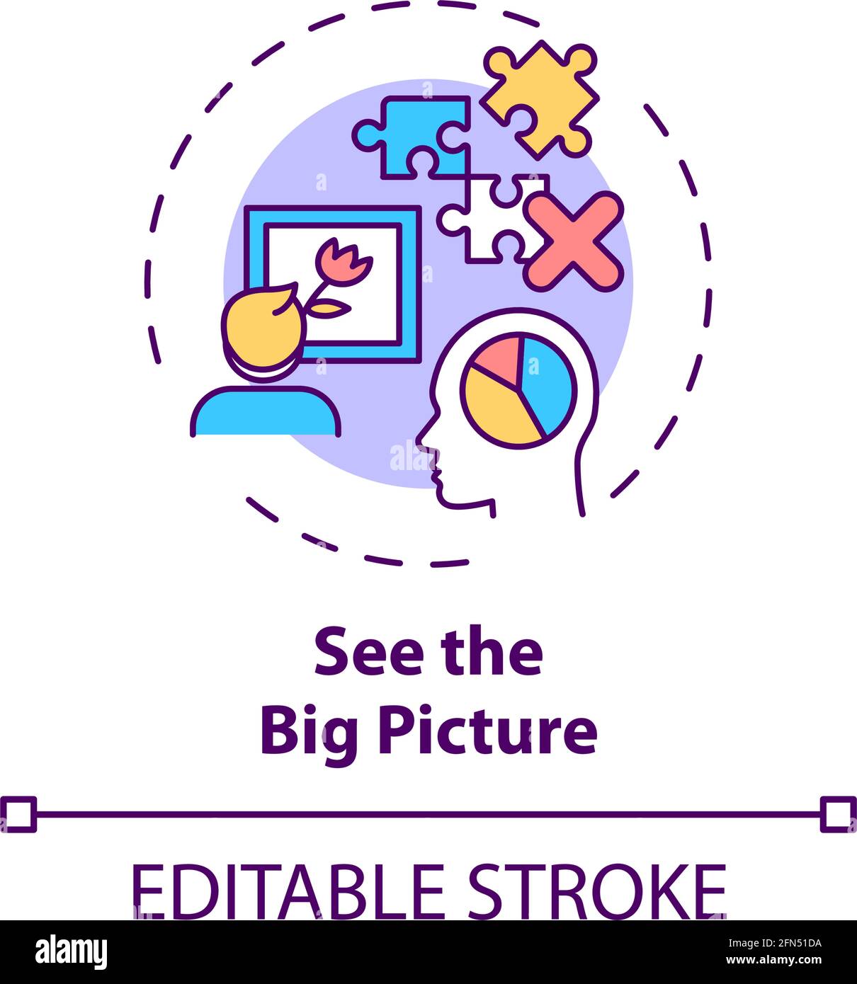 See big picture concept icon Stock Vector Image & Art - Alamy