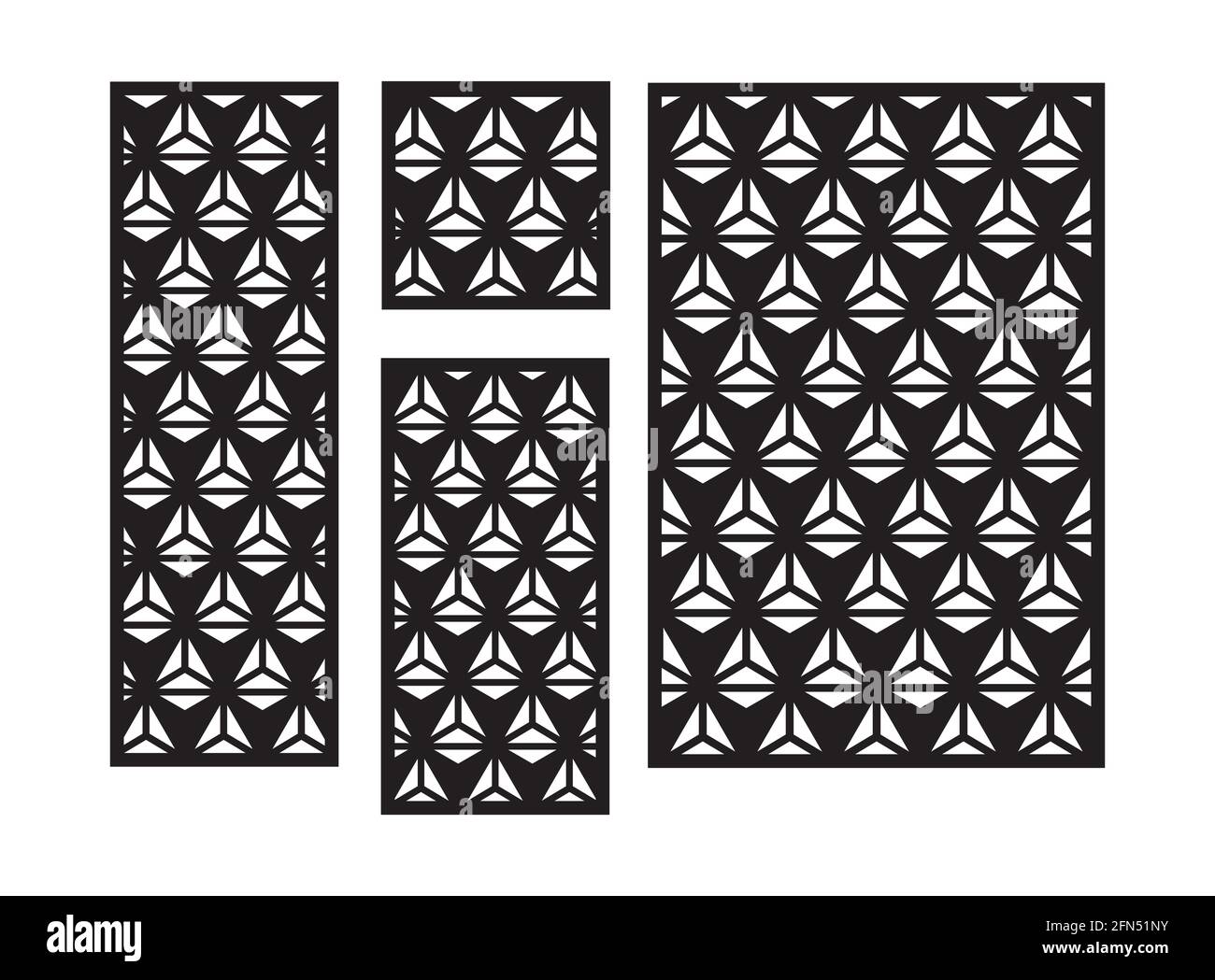 Art deco cnc pattern. Decorative panel, screen,wall. Vector cnc panel for laser cutting ...