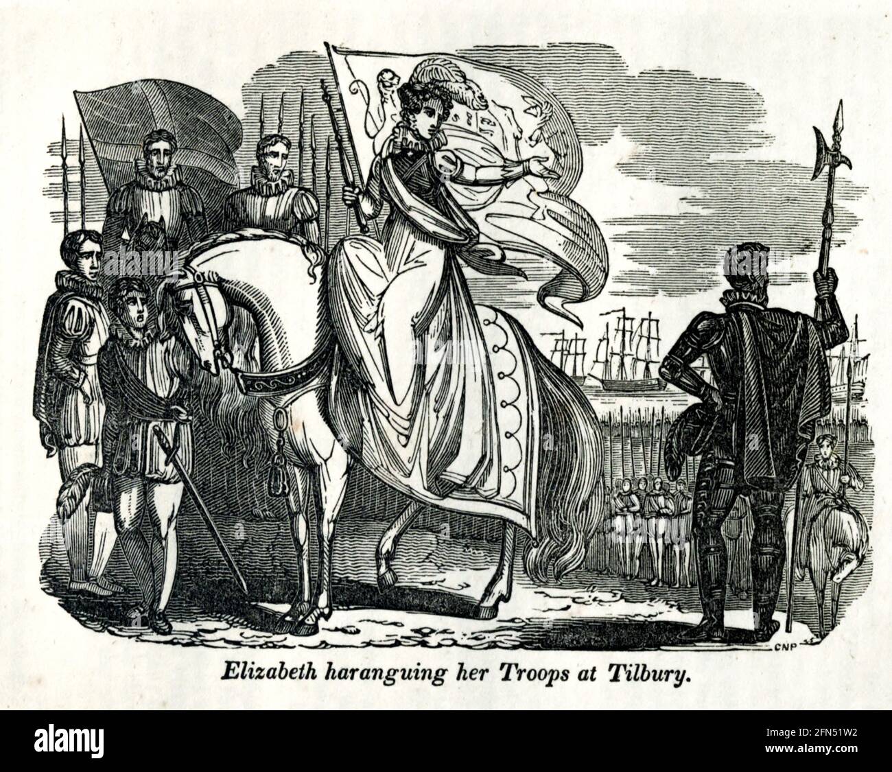 Queen elizabeth speech troops hi-res stock photography and images - Alamy