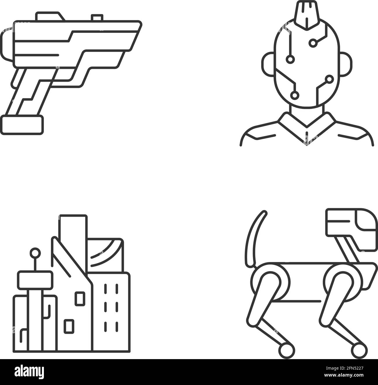 Cyberpunk innovative Stock Vector Images - Alamy