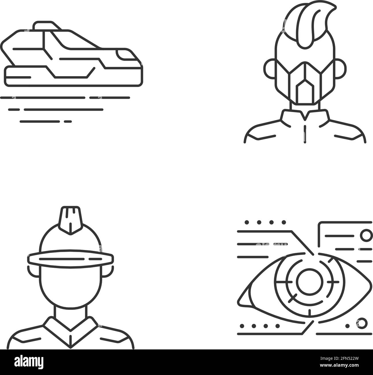 Sci fi cyberpunk tech Cut Out Stock Images & Pictures - Alamy