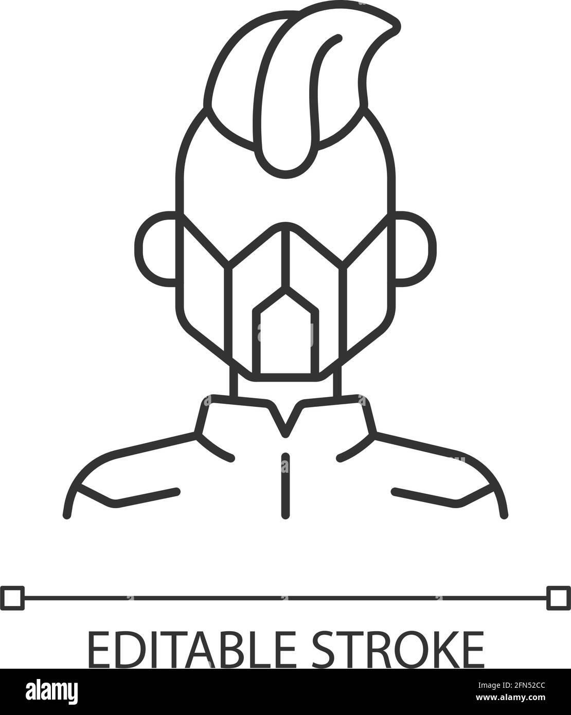 Robot mask icon Stock Vector Images - Alamy