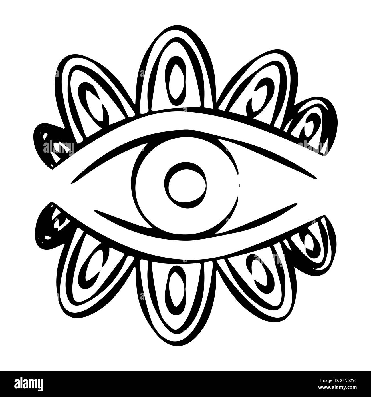 All seeing eye symbol Cut Out Stock Images & Pictures - Alamy