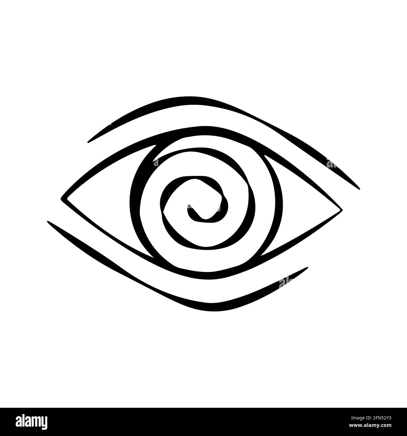 All Seeing Eye. Providence magic symbol in boho style. Astrology ...