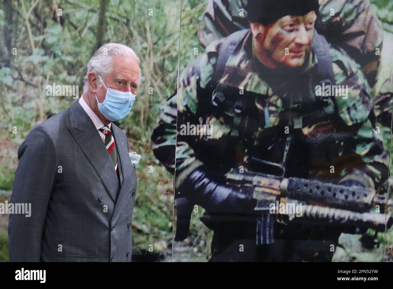The Prince of Wales during a visit to BCB International, a supplier of ...