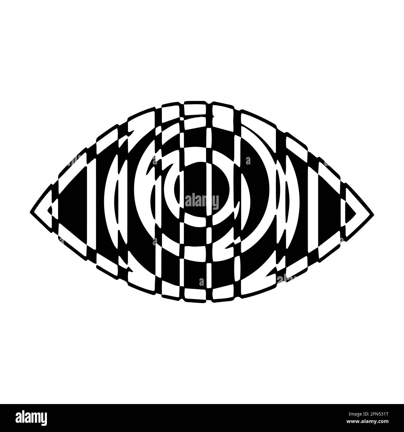 All Seeing Eye. Providence magic symbol in boho style. Astrology ...